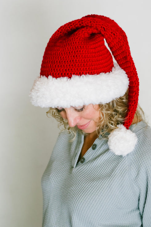 Santa Hat Crochet Pattern – MakeAndDoCrew