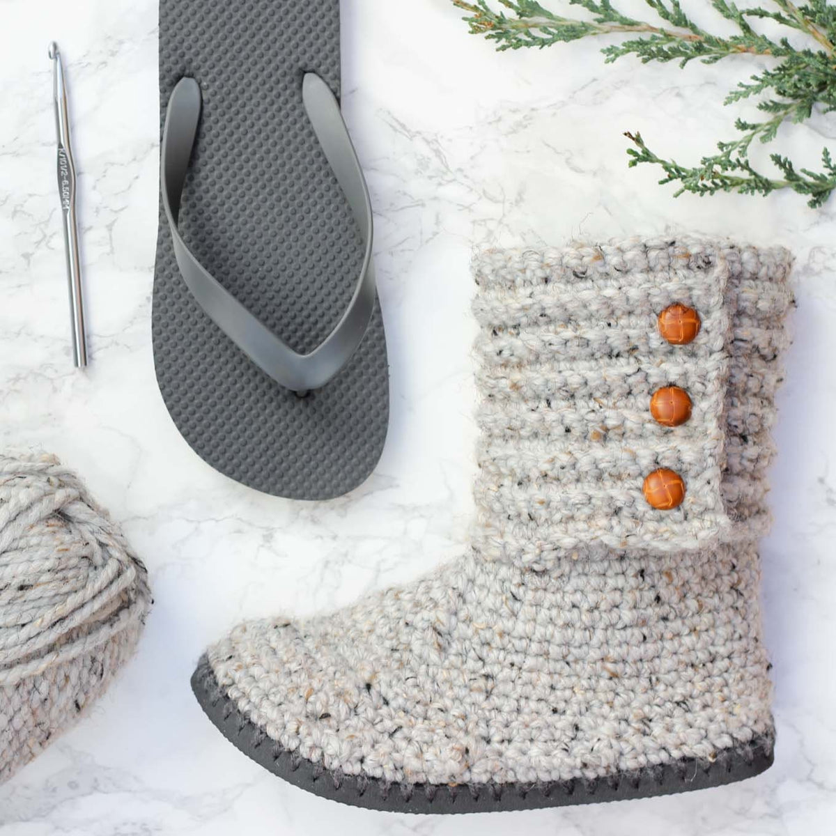 Cabin Boots Crochet Pattern – MakeAndDoCrew