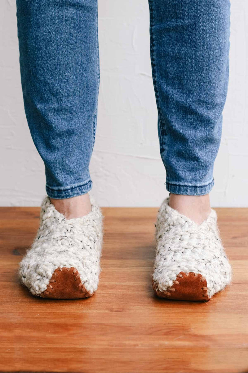 Magic Rectangle Crochet Slippers Pattern – MakeAndDoCrew
