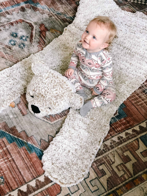 Hibernation Bear Rug Blanket Crochet Pattern – MakeAndDoCrew