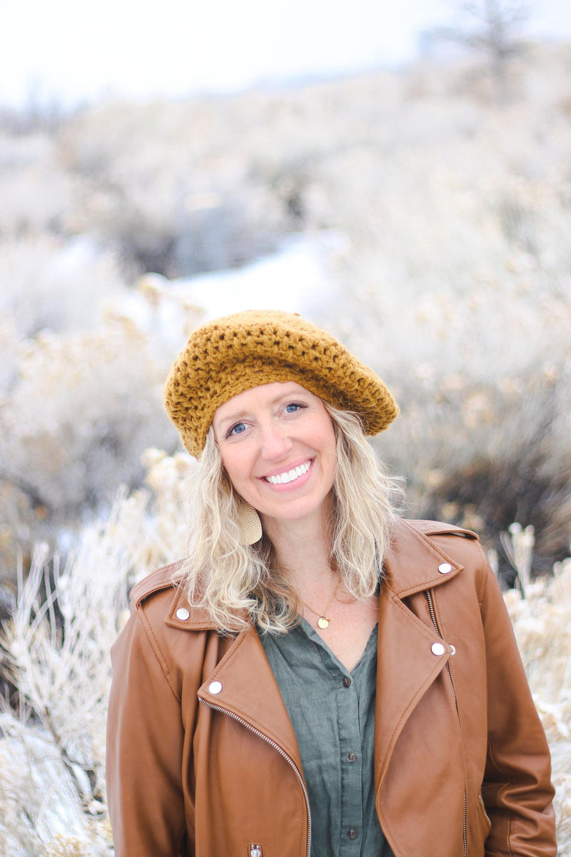 Crochet All Day Beret Crochet Pattern – MakeAndDoCrew