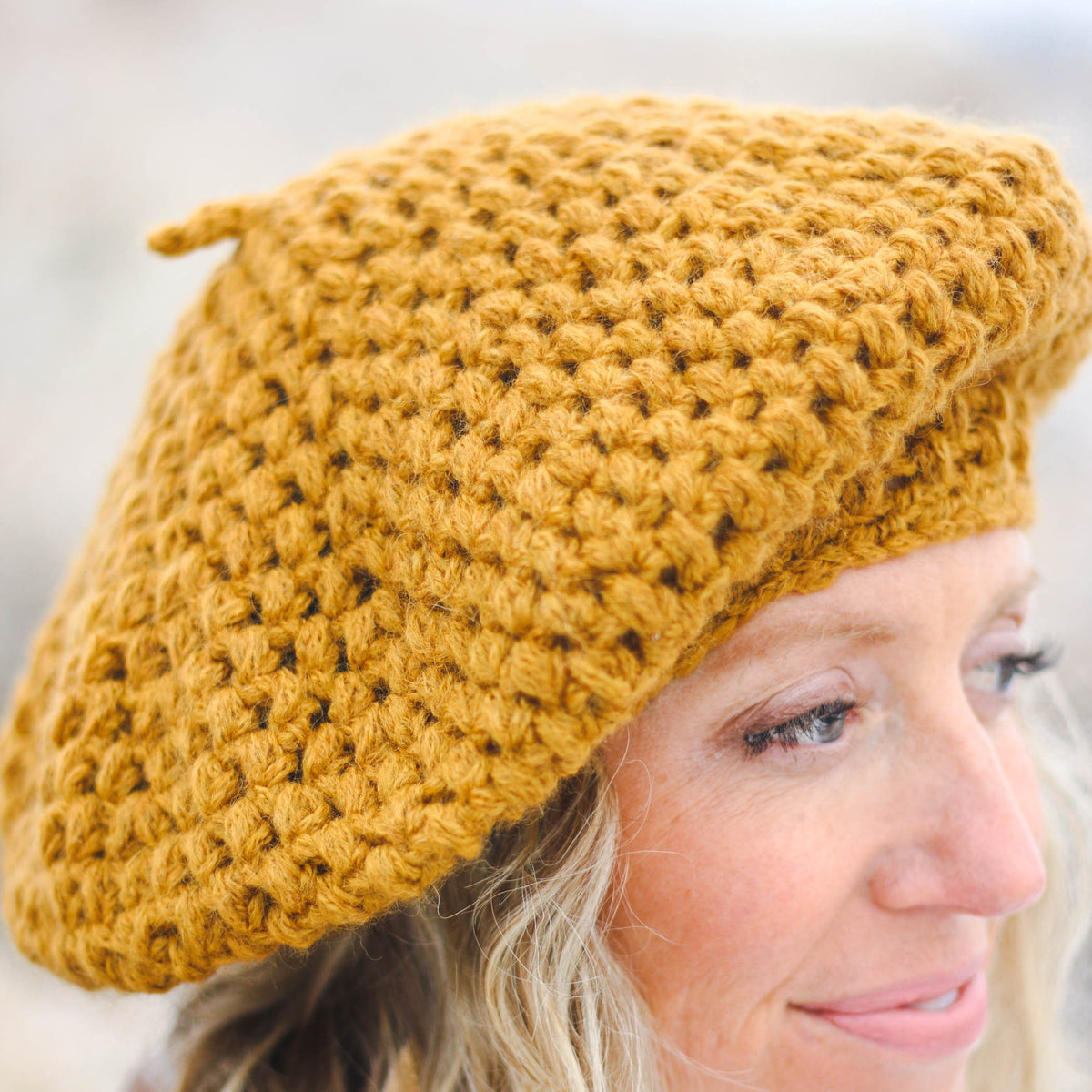 Crochet All Day Beret Crochet Pattern – MakeAndDoCrew